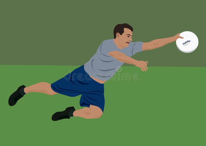 Flying Frisbee Stock Illustrations – 539 Flying Frisbee Stock ...