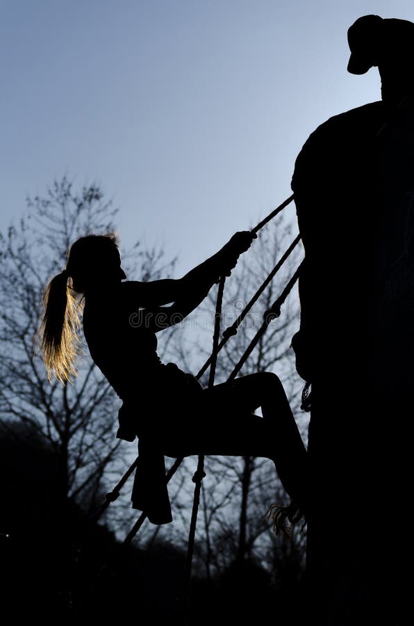Athlete Climbing an Obstacle Course Wall Stock Photo - Image of race ...