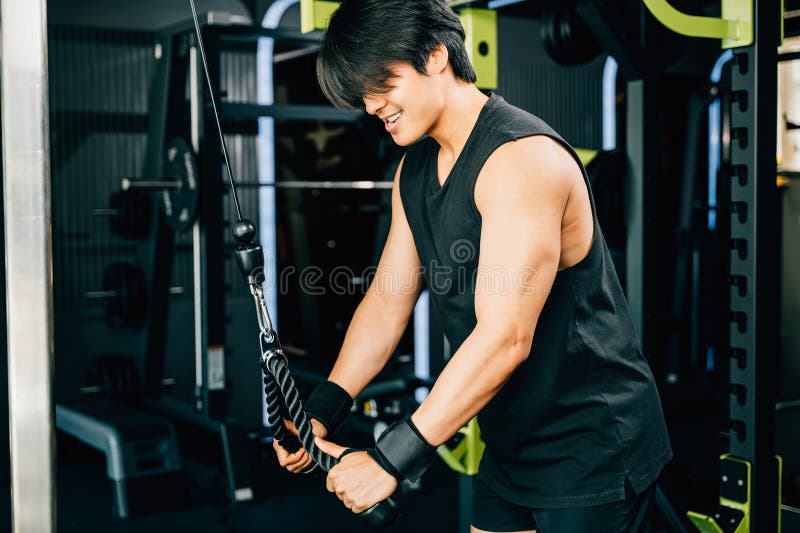 Workout Pulldown Rope Stock Photos - Free & Royalty-Free Stock Photos ...