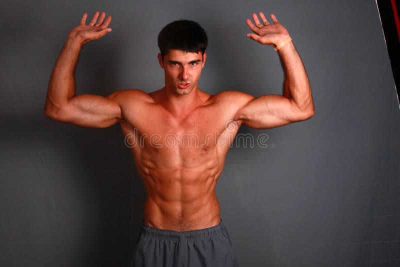 Athlete Looks into the Camera Stock Photo - Image of male, forearm ...