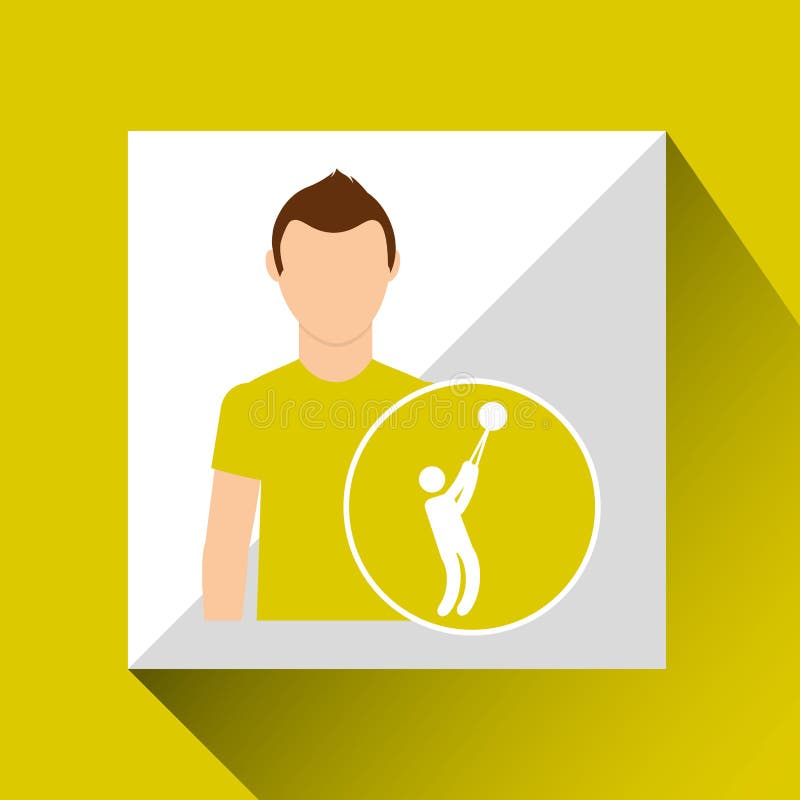 Athlete Man Hammer Throw Sport Graphic Stock Vector - Illustration of ...