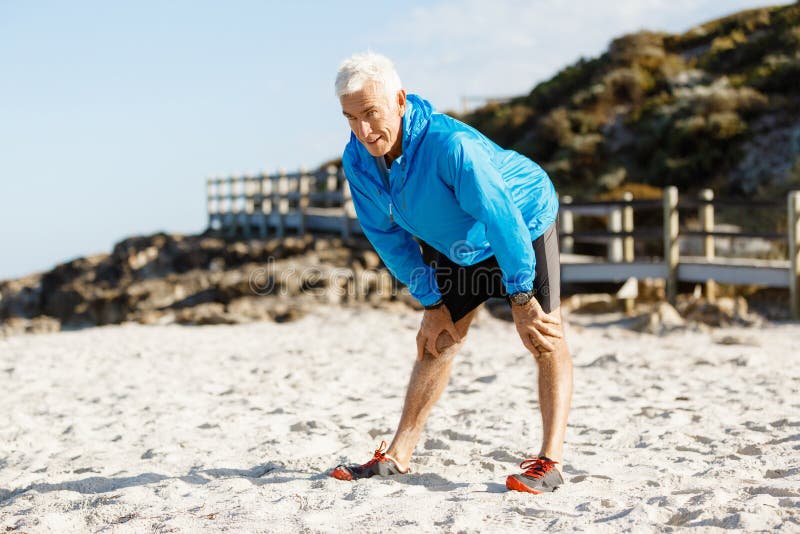 Athlete Man Tired after Long Running Stock Photo - Image of muscular ...