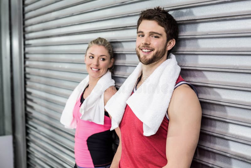 Athlete People Posing Together Stock Image - Image of muscles, together ...