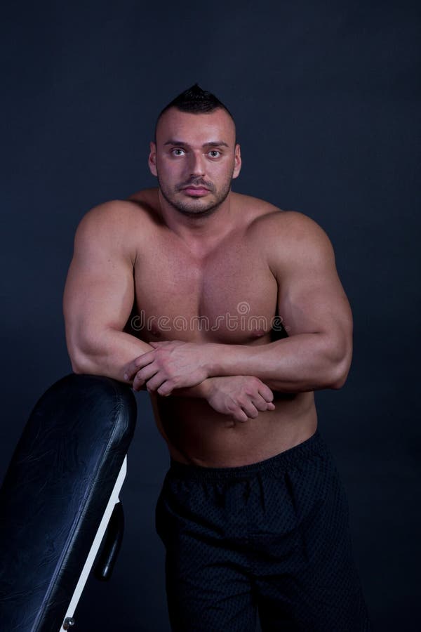 An athlete resting stock image. Image of human, builder - 25276771