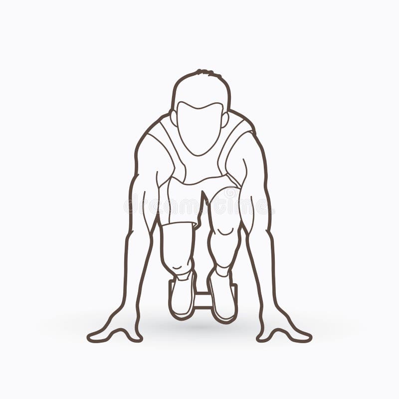 Athlete Runner, a Woman Runner Graphic Vector. Stock Vector ...