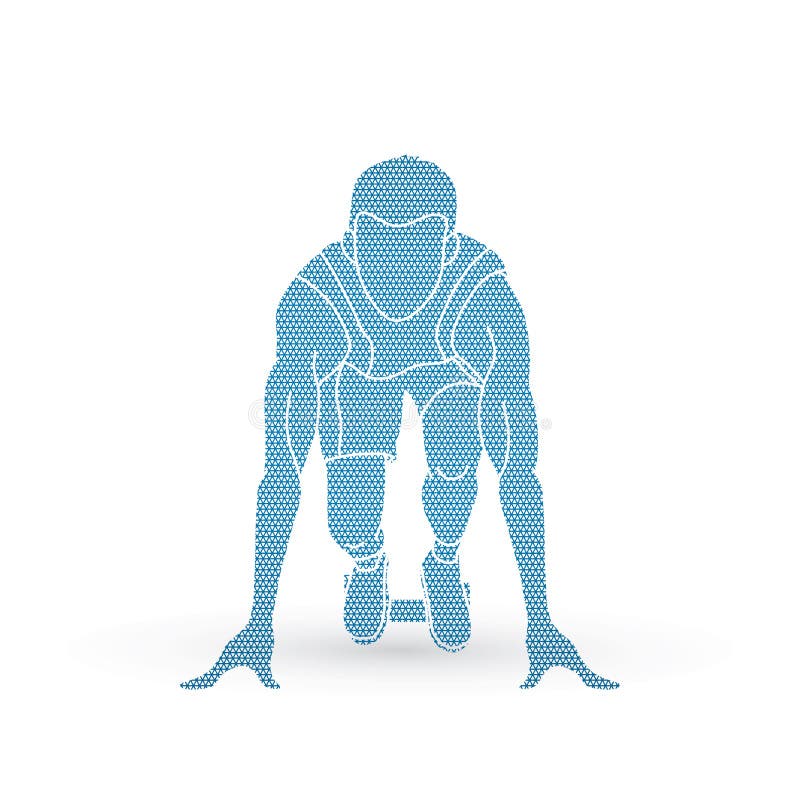 Athlete Runner, Start Running, Jogging , Sprinter Graphic Vector Stock ...
