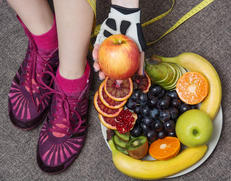 Fruit sports nutrition stock photo. Image of loss, isolated - 60620954