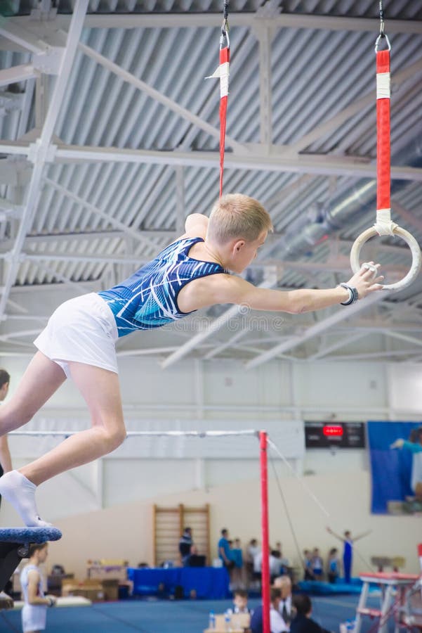 Athlete during the 10th Artistic Gymnastics World Cup Challenge ...