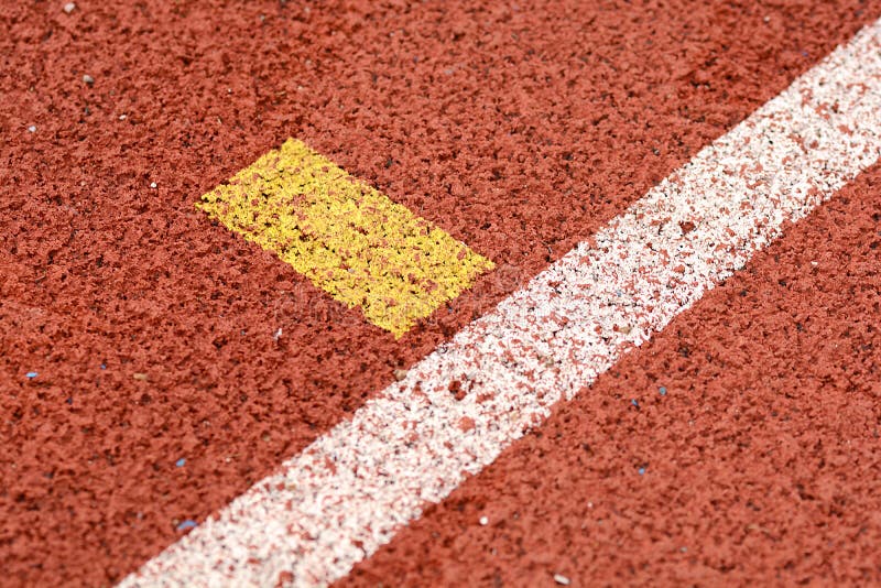 Athlete Track or Running Track Stock Image - Image of round, athlete ...