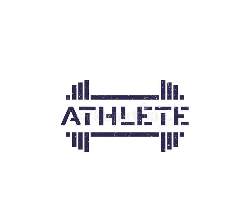 Athlete, Vector Logo Design Stock Vector - Illustration of font, sport ...