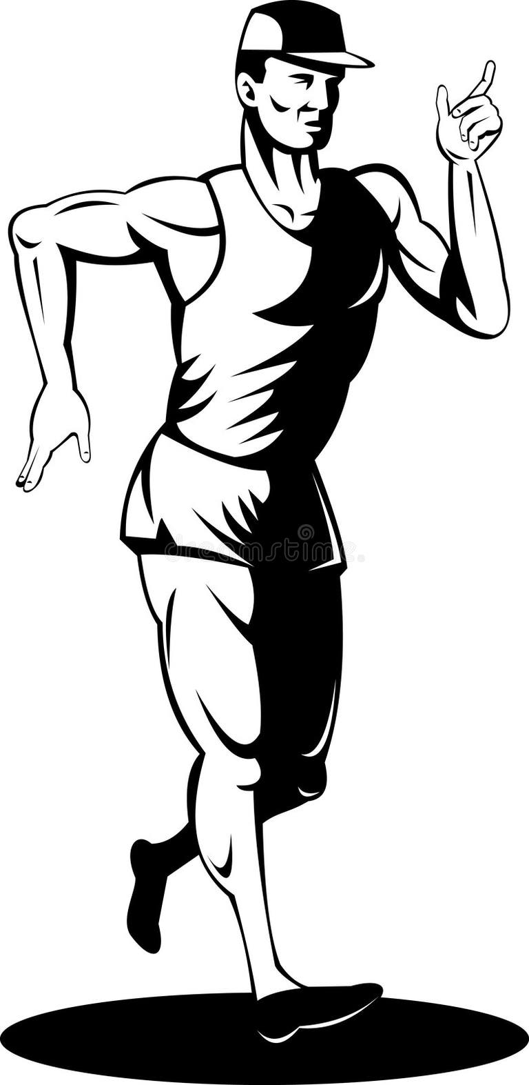 Athlete Race Walking Stock Illustrations – 1,762 Athlete Race Walking ...