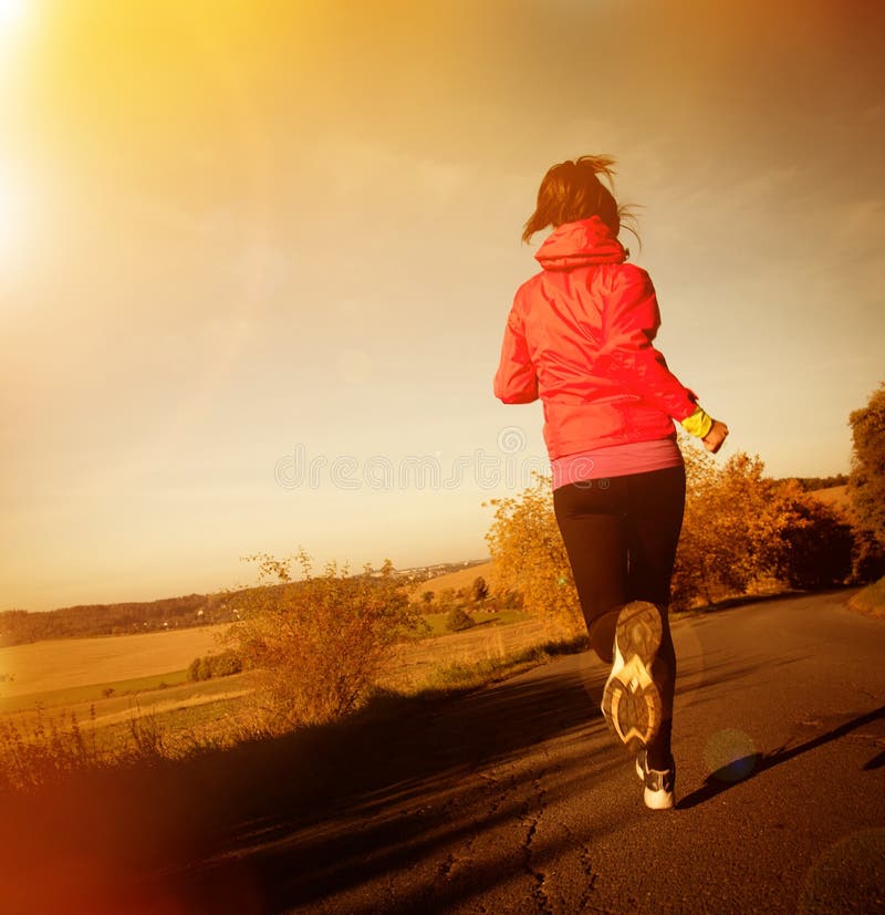 Athlete woman running stock photo. Image of determination - 34254790