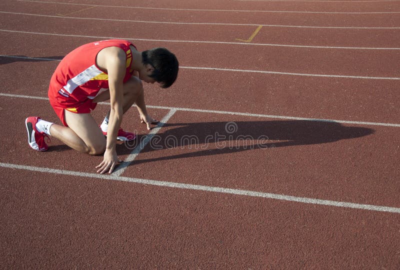 The Athletes Ready To Start Editorial Stock Image - Image of trading ...