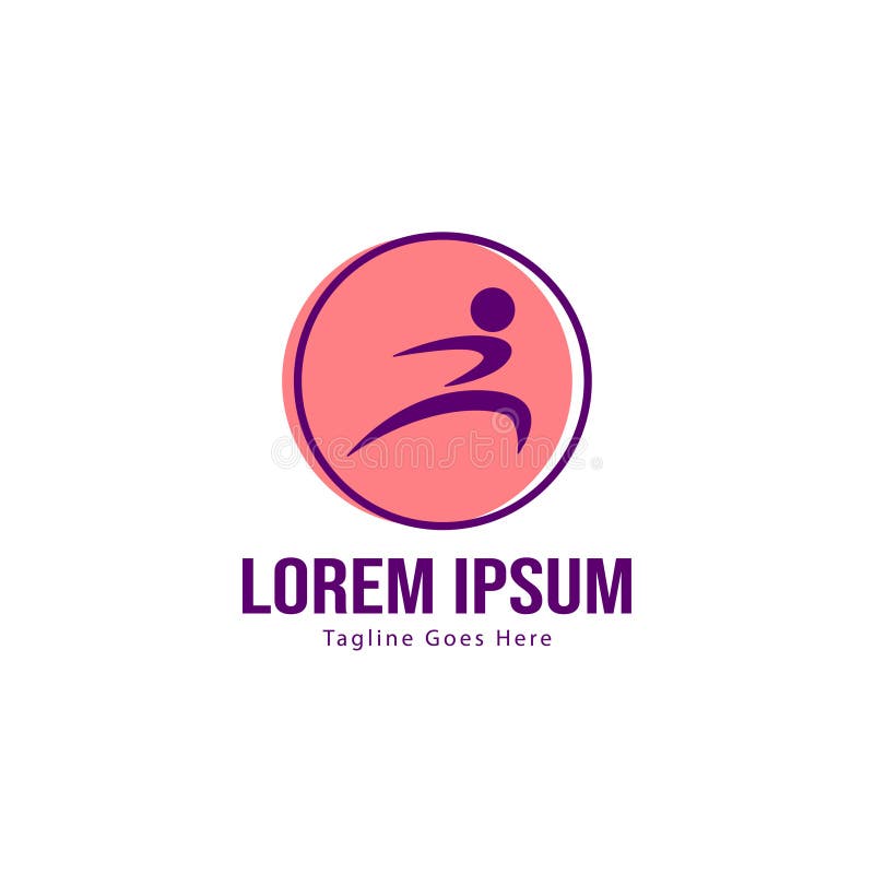 Athletic Logo Template Design. Minimalist Athletic Logo with Modern ...