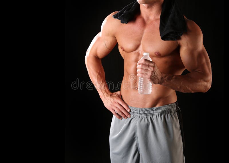 Athletic male body builder stock photo. Image of caucasian - 10224906