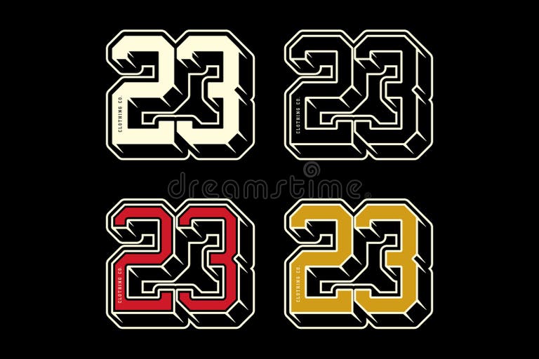 Number 23 Stock Illustrations – 3,987 Number 23 Stock Illustrations ...