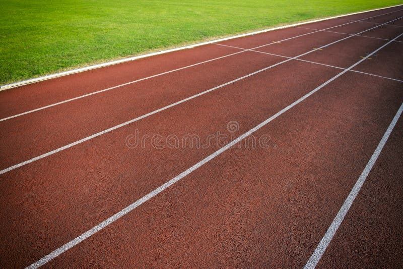 Athletic Running Track Close-Up Abstract Stock Image - Image of ...