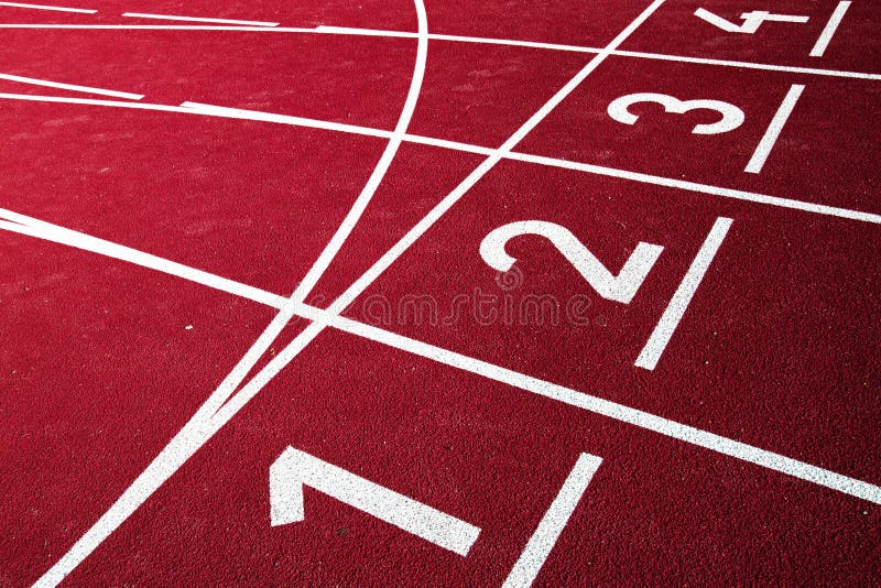 Athletic running track stock photo. Image of abstract - 69105282