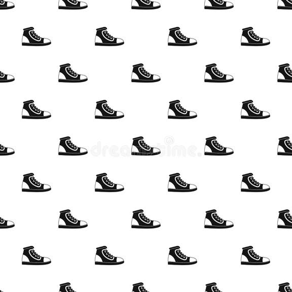 Athletic Shoe Pattern, Simple Style Stock Vector - Illustration of ...