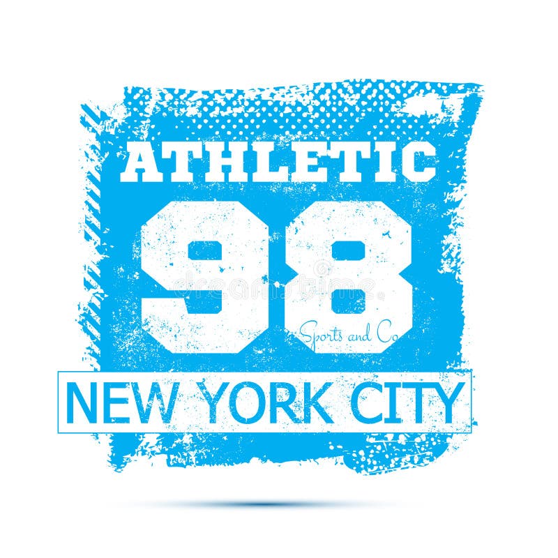 Athletic Sport Label Typography, T-shirt Graphics. Stock Vector ...