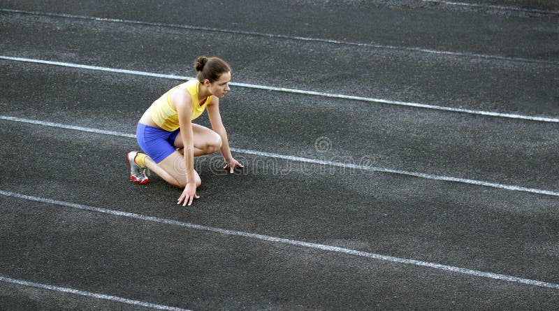 Runners stock photo. Image of ground, asphalt, female - 1072802