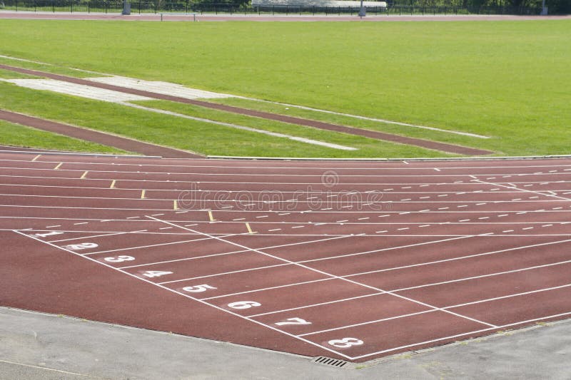 The athletic track stock image. Image of competition - 26022349