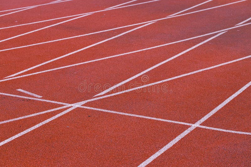 Athletic Track Sport Object Running Special Surface Foreground Close Up ...
