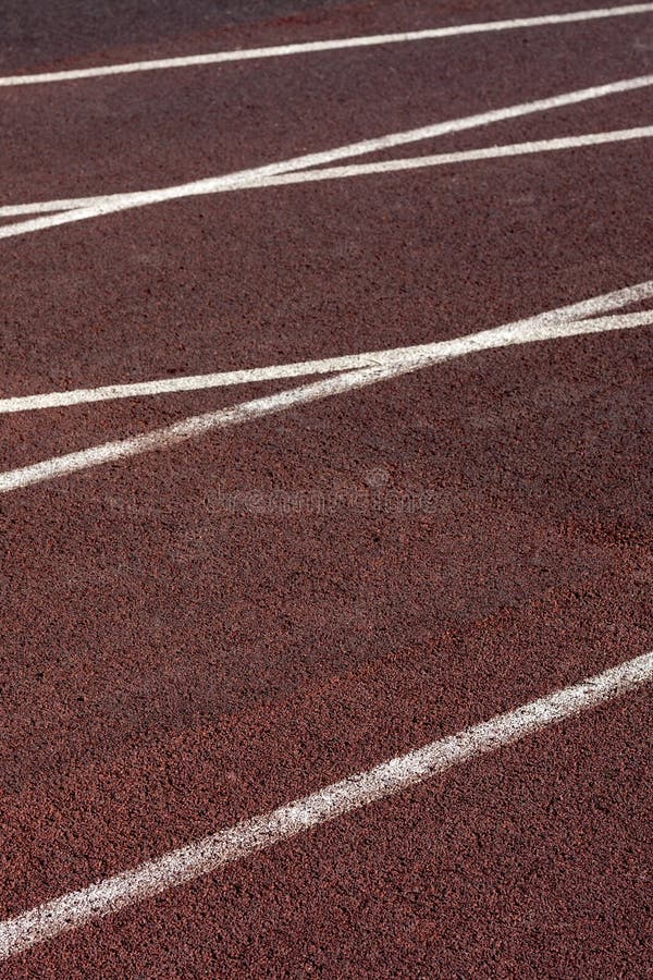 Athletic Track on the Stadium. Stock Image - Image of competitions ...