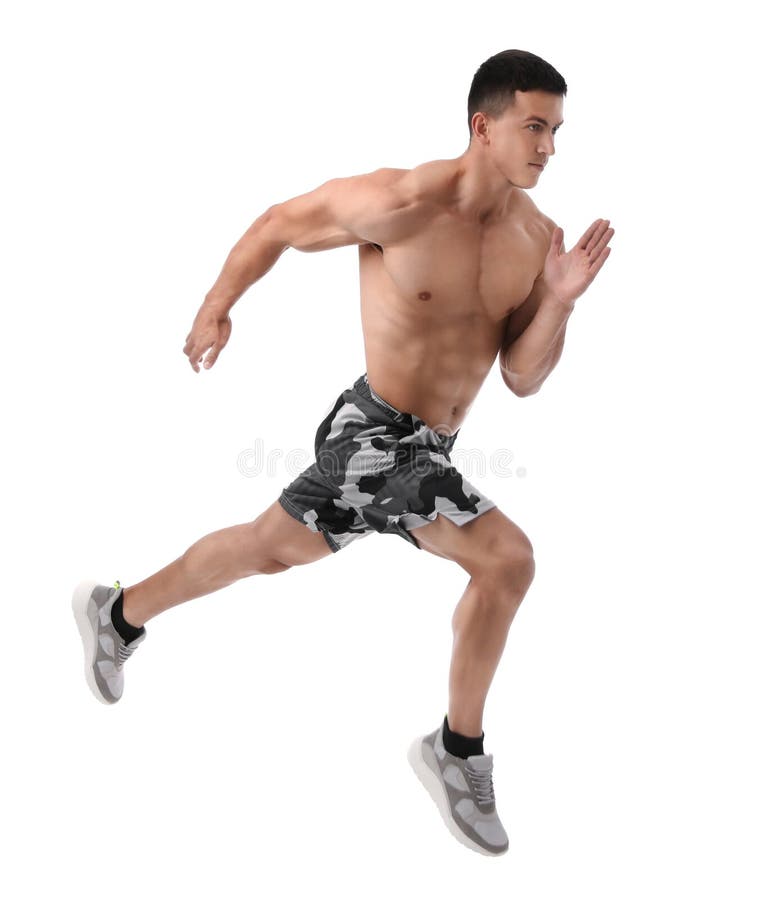171 Strong Man Running Profile Stock Photos - Free & Royalty-Free Stock ...