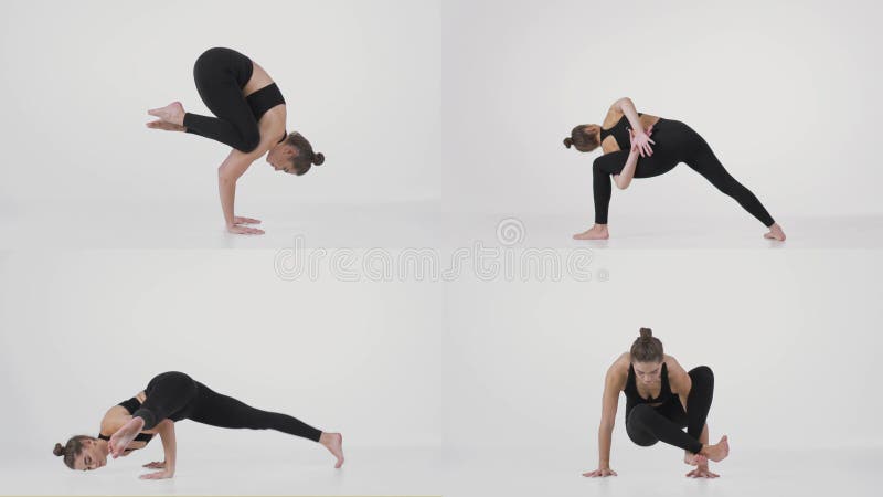 Dynamic Workout Showcasing Diverse Athletic Movements in Training ...