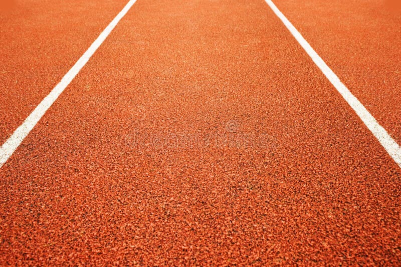 Athletics All Weather Running Track Stock Photo - Image of racetrack ...