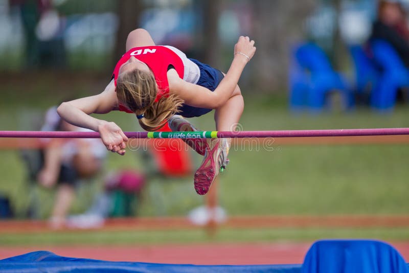 Athletics High-Jump Girl editorial photography. Image of african - 28914512