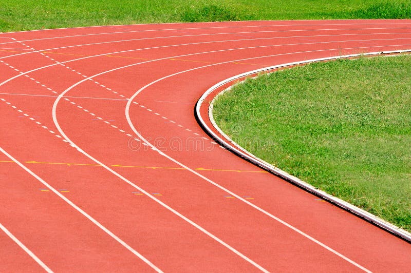 Athletics running track stock photo. Image of recreational - 40213152