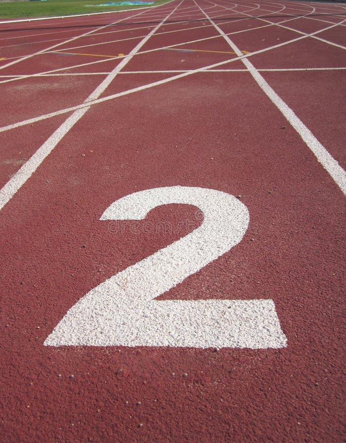 Athletics running track stock image. Image of tartan - 21461049