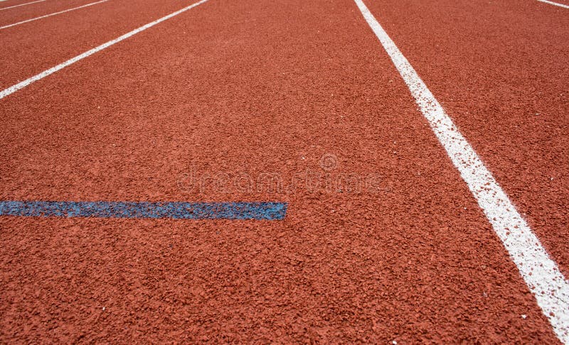 Athletics Track Lane stock image. Image of color, perspective - 43654955