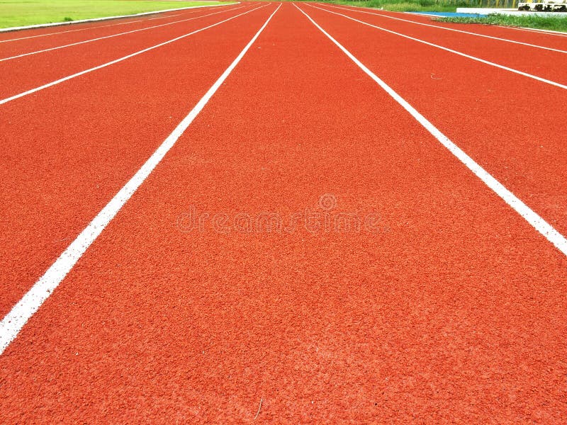 Athletics track stock image. Image of exercise, white - 98490641