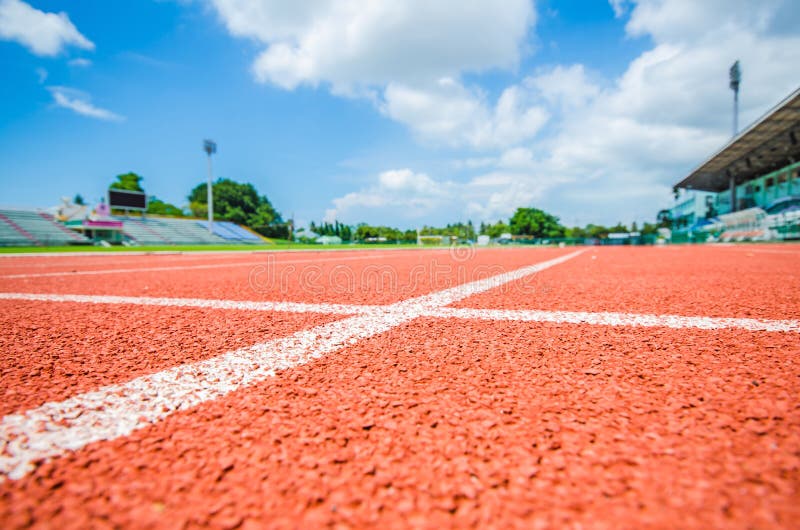 Athletics track stock photo. Image of running, colorful - 40963980