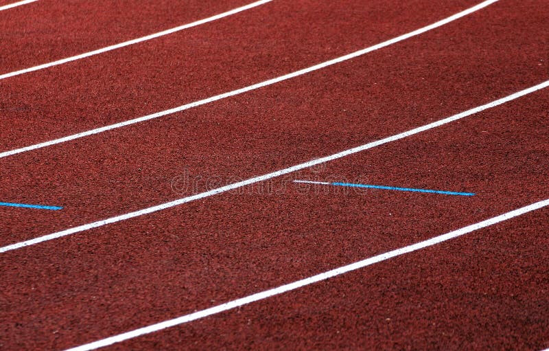 Athletics track stock image. Image of fast, tartan, competition - 42144265