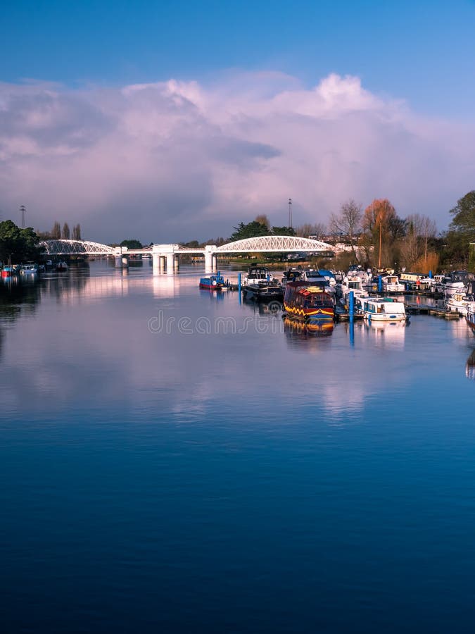 Athlone Bridge and River at Day Stock Photo - Image of republic ...