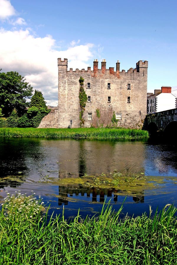 Athy Castle stock image. Image of ireland, reflection - 4579543