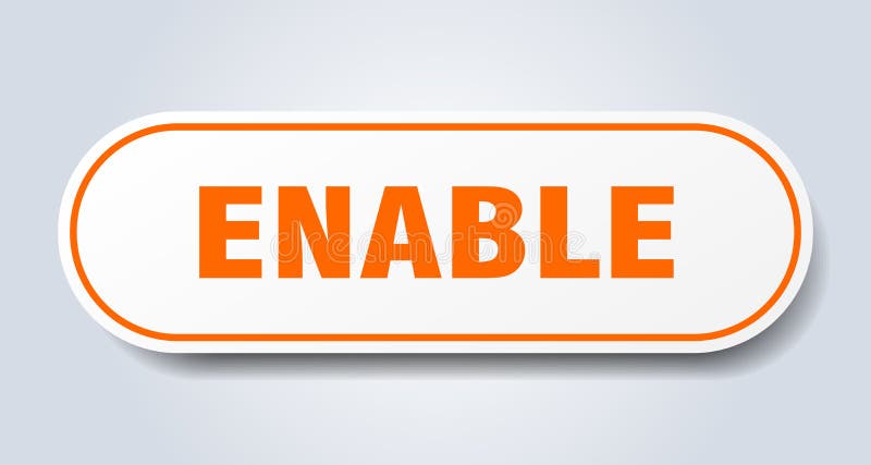 Ativar adesivo. ilustração do vetor. Ilustração de emblema - 197143668