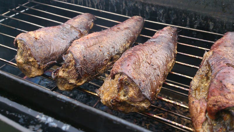 The Atka Mackerel Hot Smoked Stock Image - Image of assorted, bacon ...