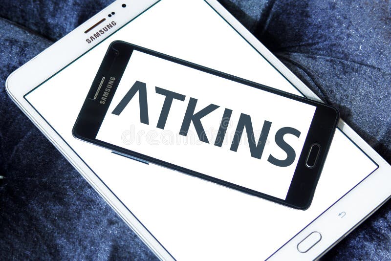 Atkins company logo editorial stock image. Image of brands - 116446824