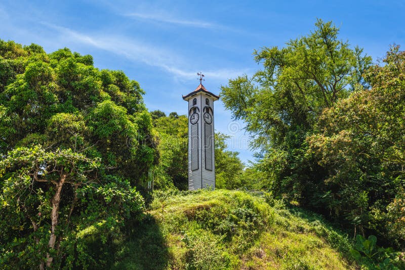 Atkinson Clock Tower in Kota Kinabalu, Sabah, Malaysia Stock Image ...