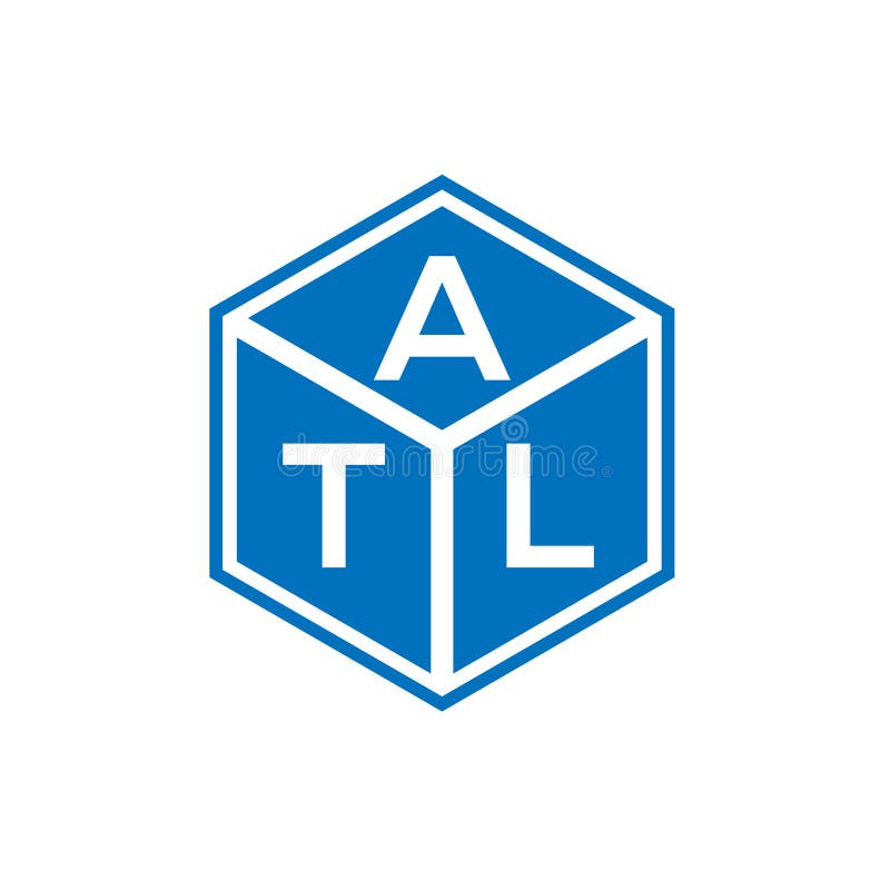 ATL Letter Logo Design on Black Background. ATL Creative Initials ...