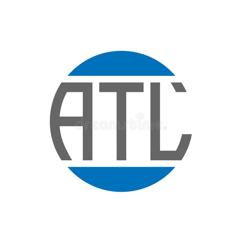 ATL Letter Logo Design on White Background. ATL Creative Initials ...