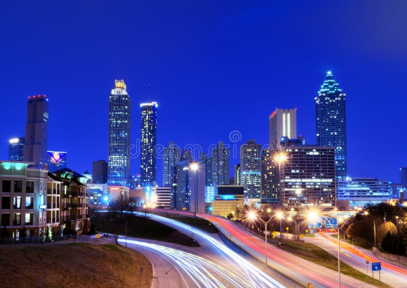 Atlanta Cityscape stock image. Image of buildings, scenery - 21306711