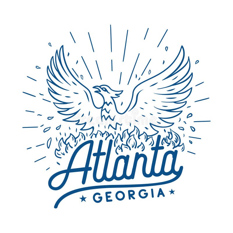 Atlanta Logotype. Atlanta Vector Design Template. Vector and ...