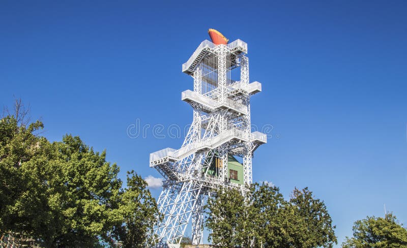 Olympic Torch Downtown Atlanta Editorial Stock Photo - Image of light ...