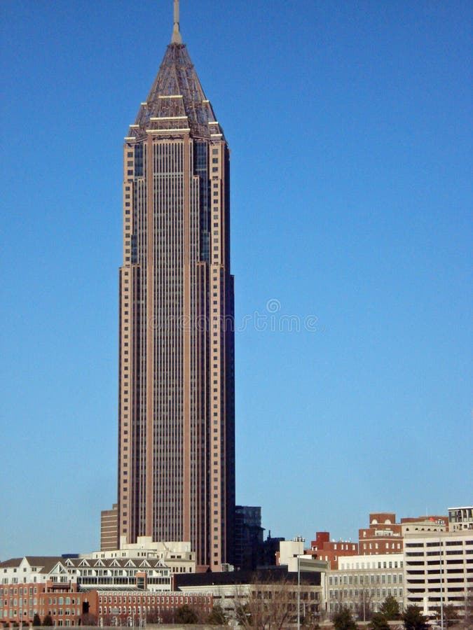 Nightscape of Atlanta, Georgia Skyline. Stock Photo - Image of skyline ...